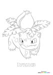 002 Ivysaur - Coloring Pages for kids