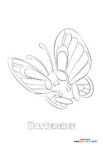 Generation 1 Pokemon - Coloring Pages for kids
