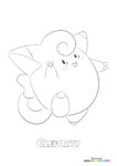 035 Clefairy - Coloring Pages for kids