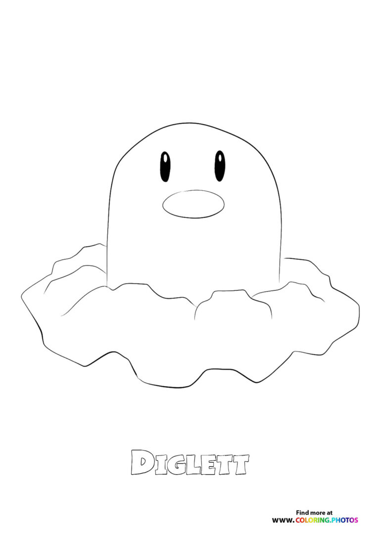 050 Diglett - Coloring Pages for kids