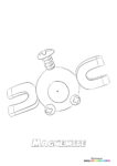 081 Magnemite - Coloring Pages for kids