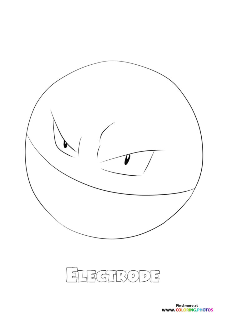 101 Electrode - Coloring Pages for kids