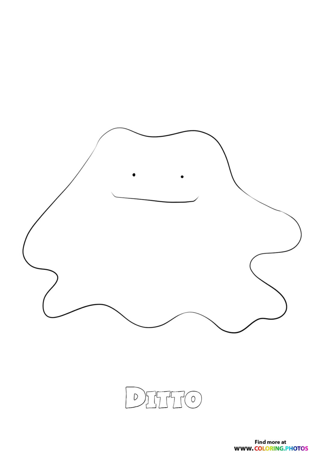 132 Ditto - Coloring Pages for kids