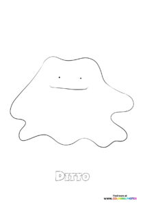 132 Ditto - Coloring Pages for kids