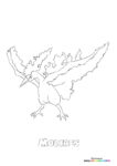 146 Moltres - Coloring Pages for kids