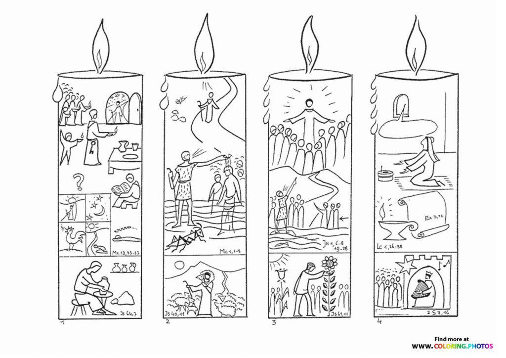 Advent - Coloring Pages for kids | Free and easy print or download