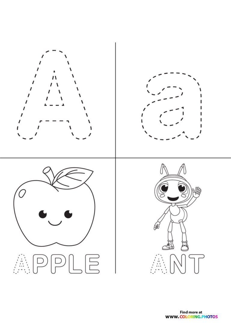 Cocomelon ABC coloring pages - Coloring Pages for kids