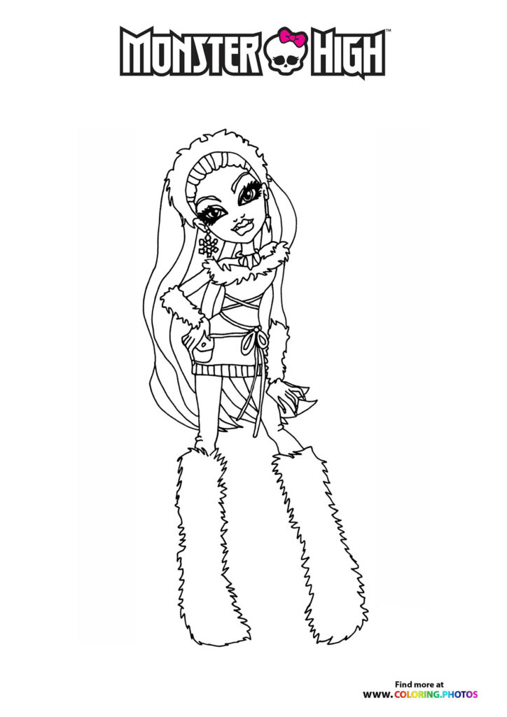 Monster High - Coloring Pages for kids | 100% free print or download