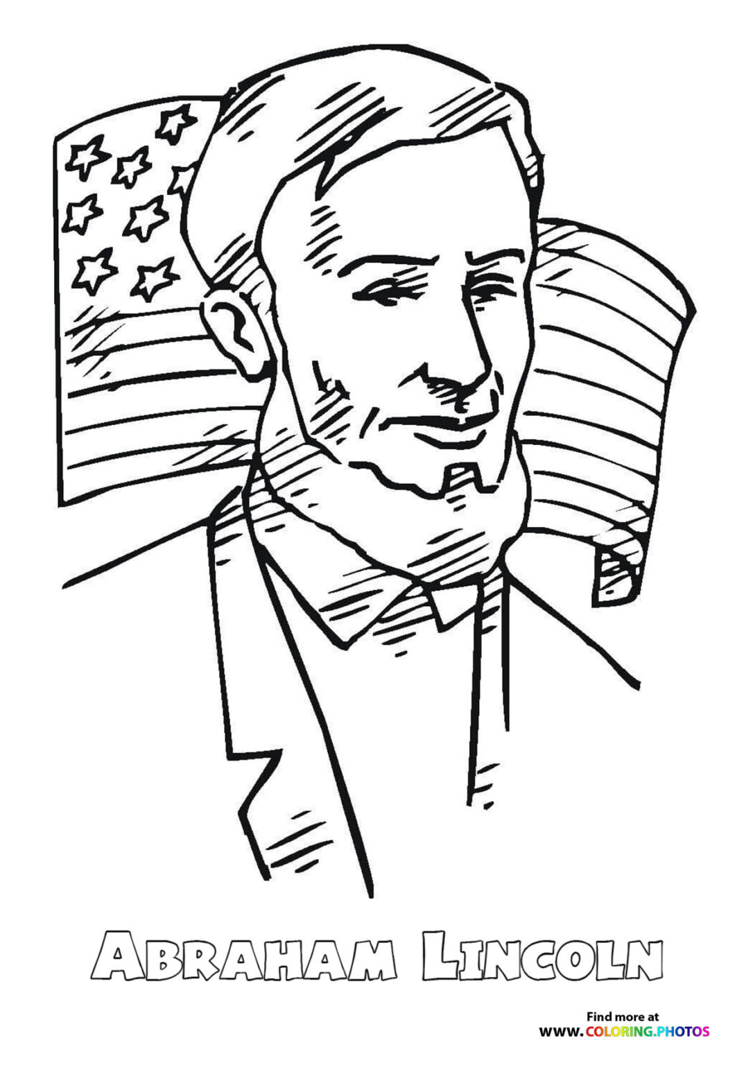 Happy Presidents day - Coloring Pages for kids