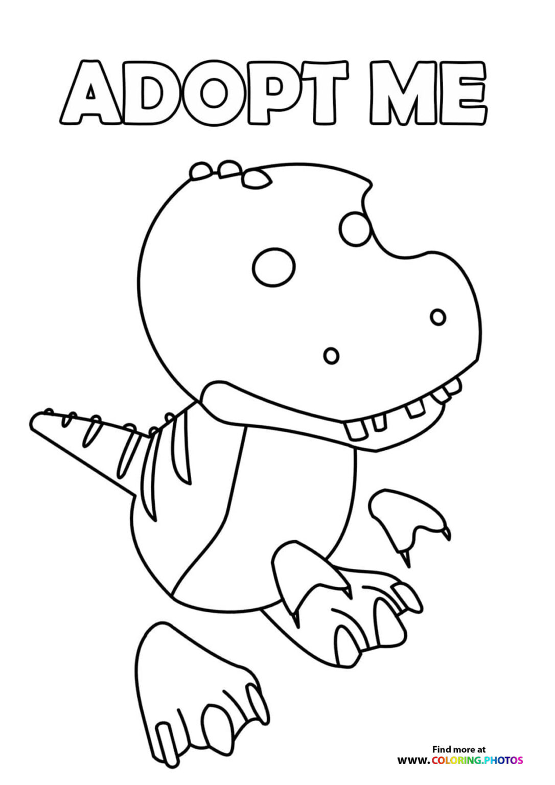 Adopt me Roblox friends - Coloring Pages for kids