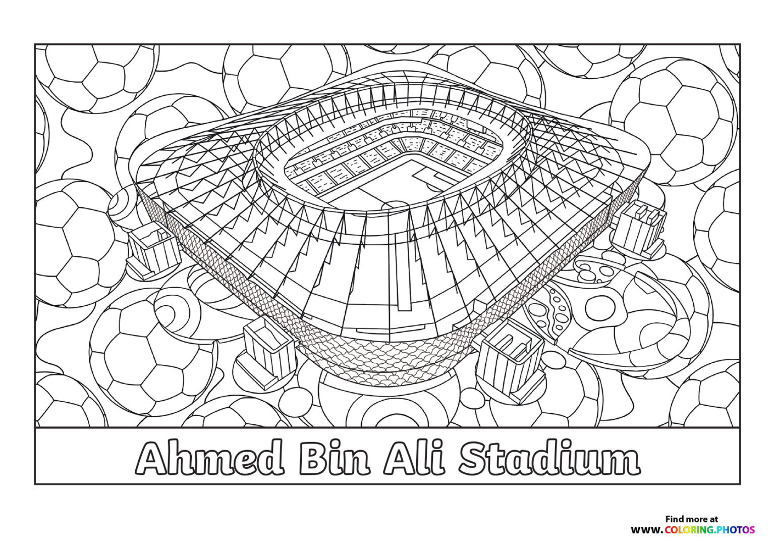 Fifa World Cup Qatar 2022 - Coloring Pages for kids | 100% free print