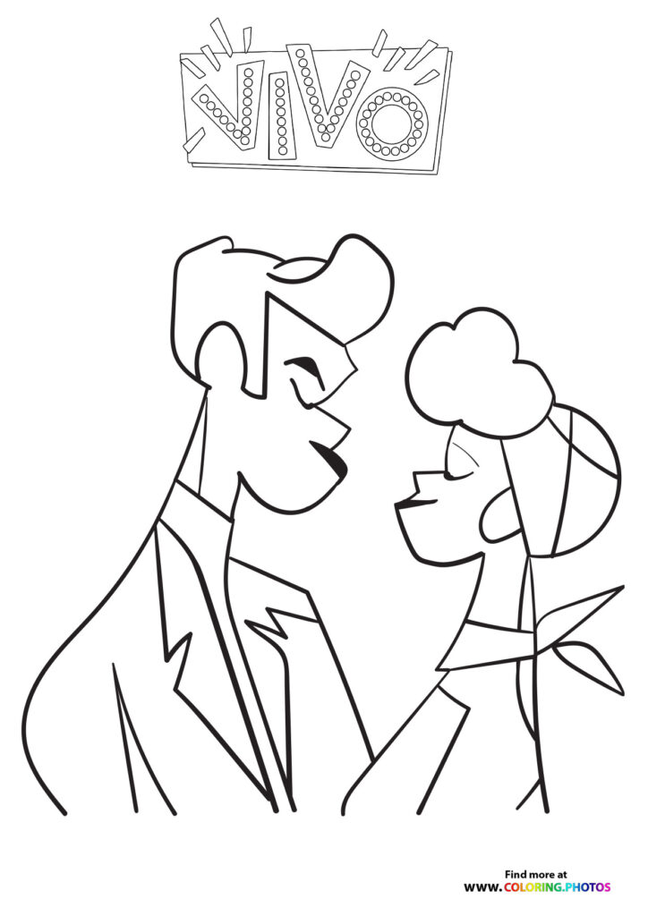 Andres and Marta - Coloring Pages for kids