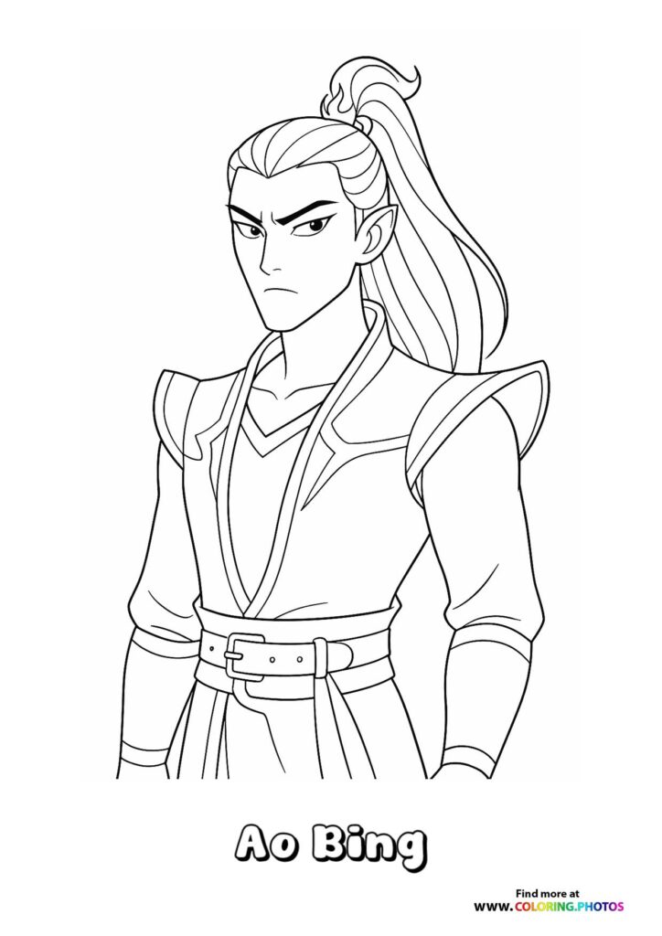 Ne Zha - Coloring Pages for kids