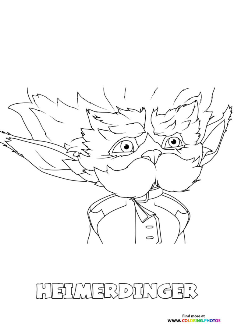 Arcane Jinx - Coloring Pages for kids