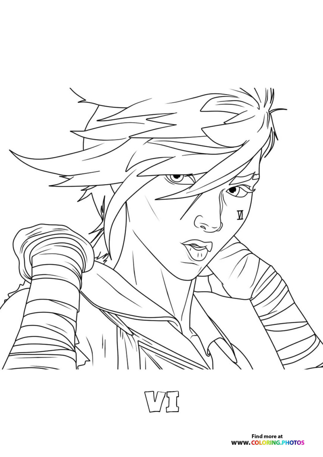 Arcane Jinx - Coloring Pages for kids