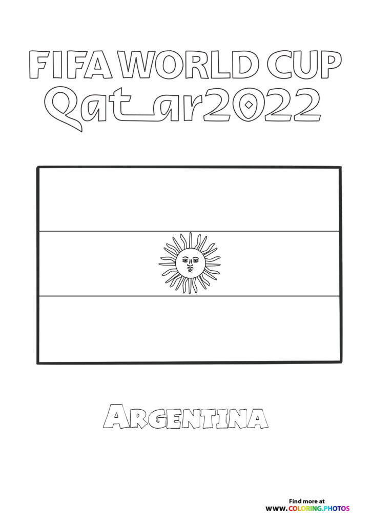 Fifa World Cup Qatar 2022 - Coloring Pages for kids | 100% free print