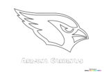 Arizona Cardinals NFL logo - Coloring Pages for kids