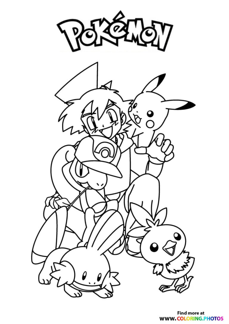 Pokemon coloring pages | Free Pokemon printable sheets, pages and pdf