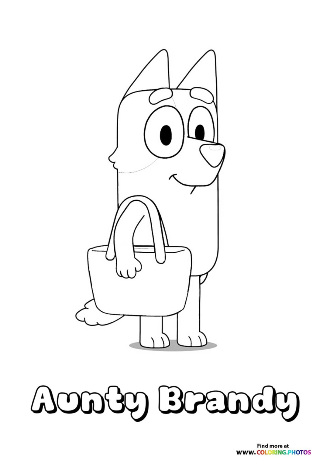 Muffin from Bluey - Coloring Pages for kids