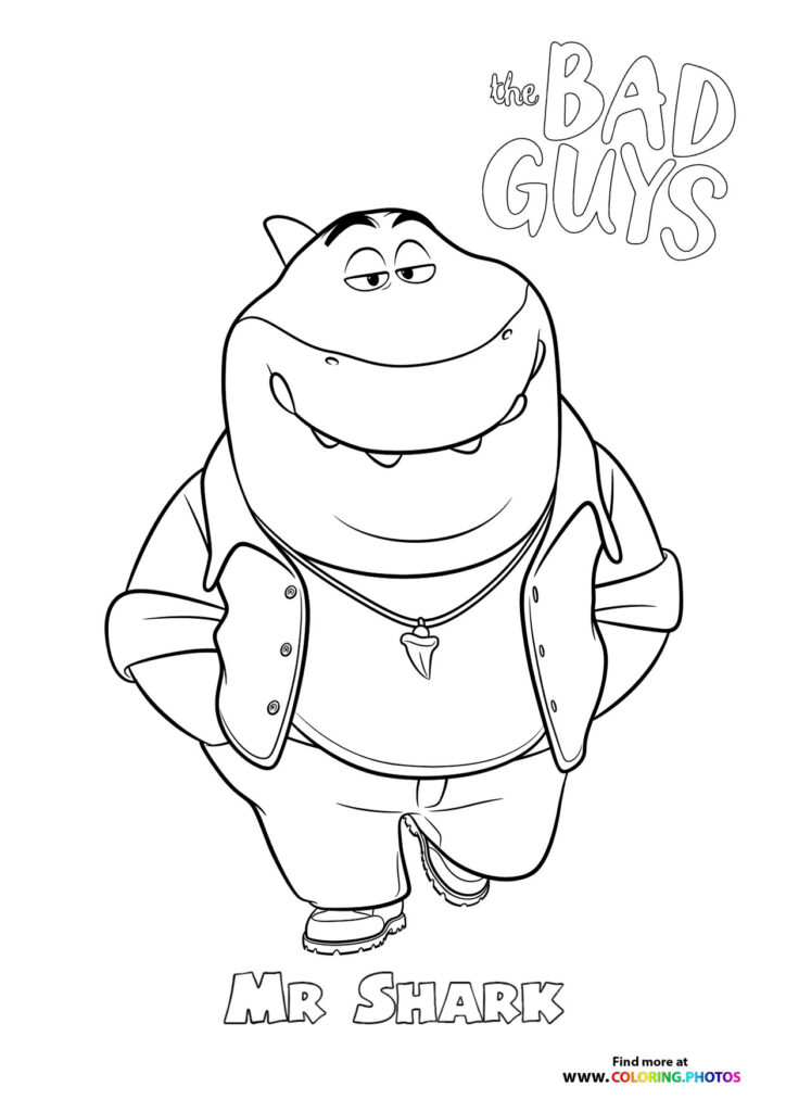 The Bad Guys - Coloring Pages for kids | Free and easy print or download