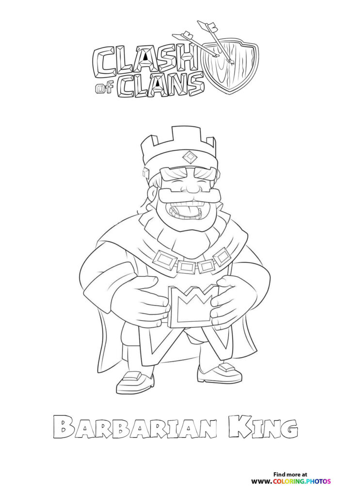 Clash of Clans - Coloring Pages for kids | 100% free print or download