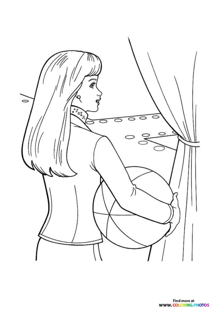 Barbie - Coloring Pages for kids | 100% free print or download