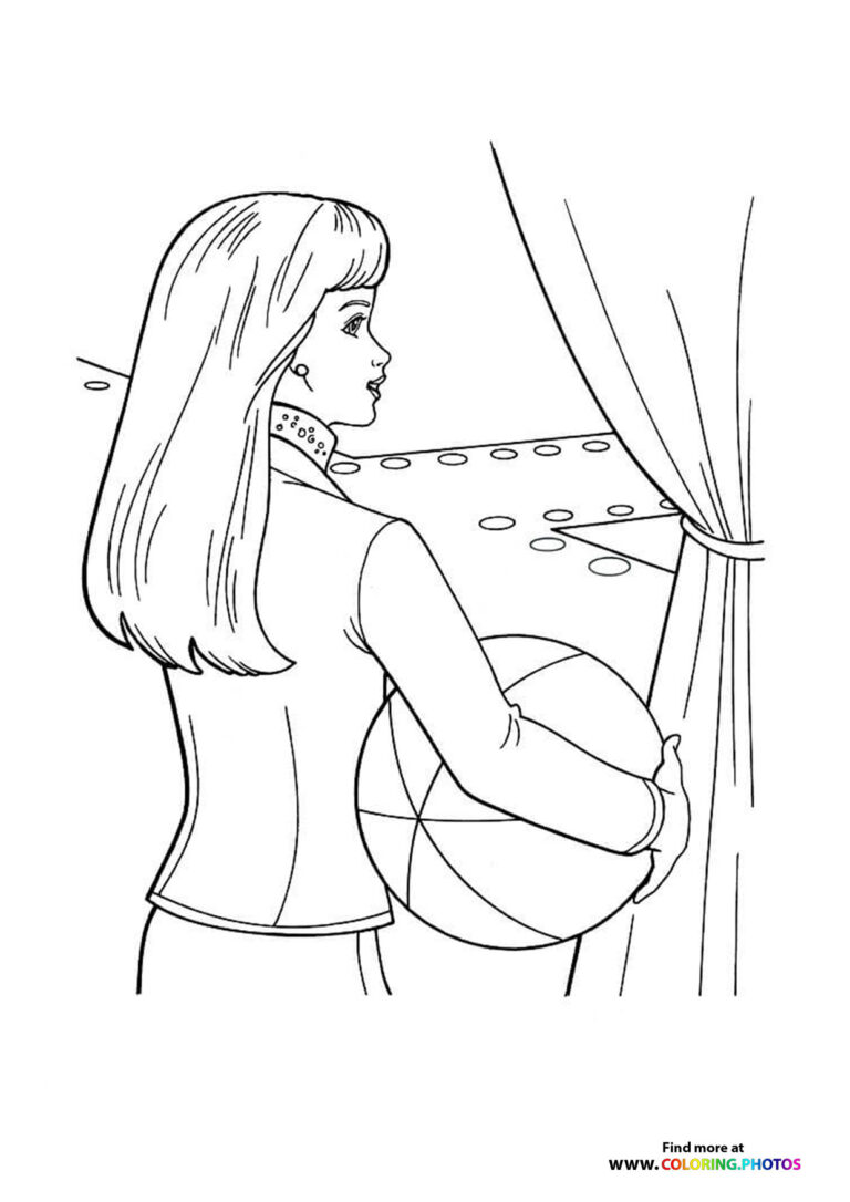 Barbie - Coloring Pages for kids | 100% free print or download