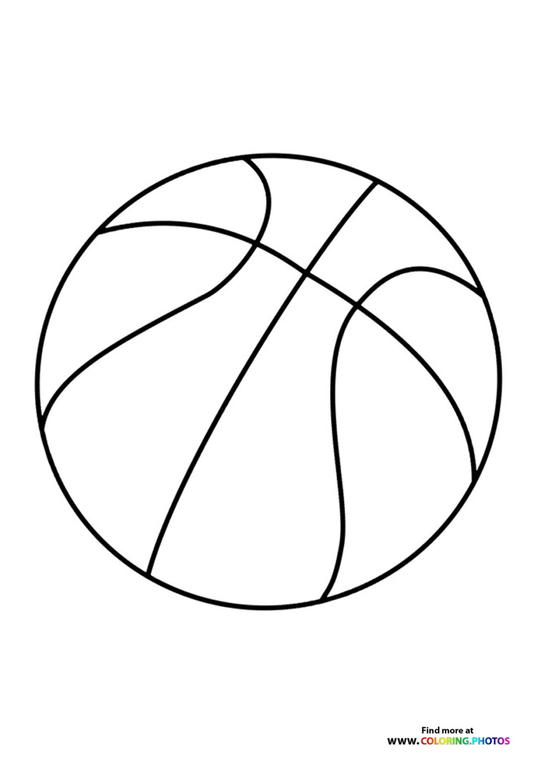 Basketball - Coloring Pages for kids | 100% free print or download