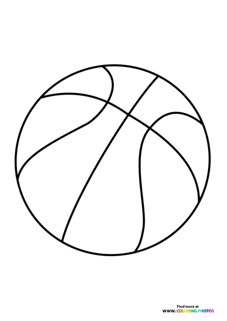 Basketball - Coloring Pages for kids | 100% free print or download