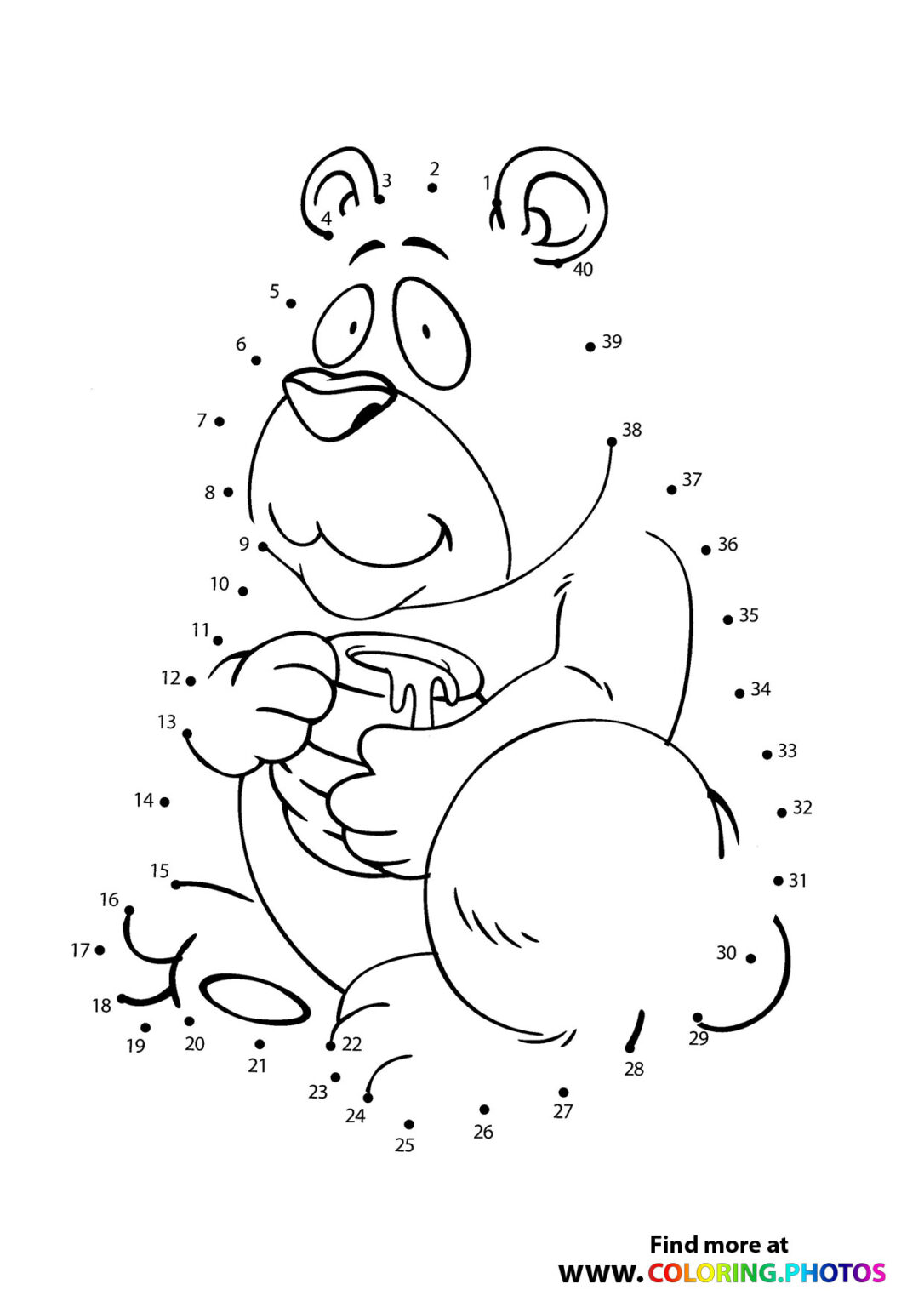 Dot to dots | Worksheets for kids | Free print, connect and color