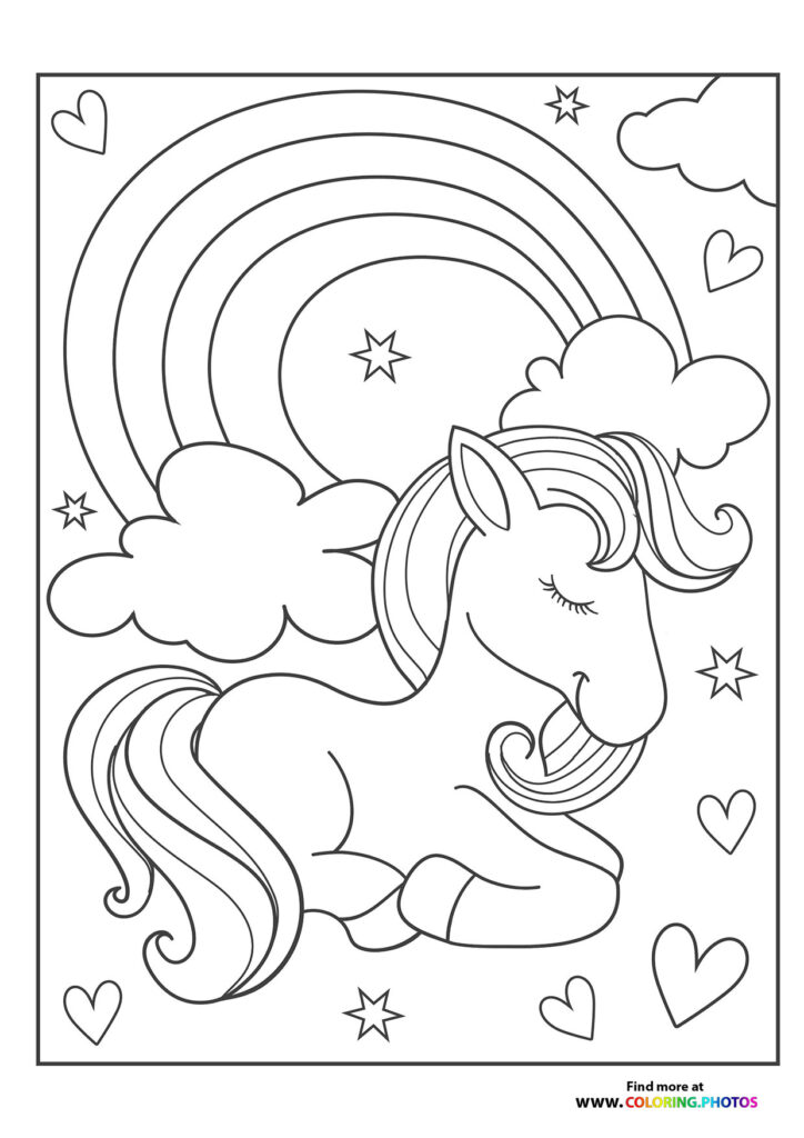 Coloring pages for girls | Fashion, unicorns, fairies and many more for ...