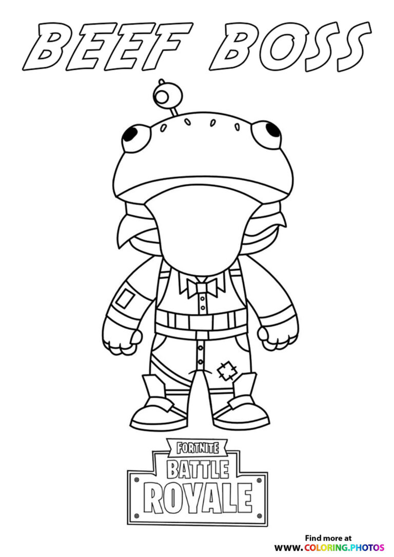Fishsticks - Fortnite - Coloring Pages for kids