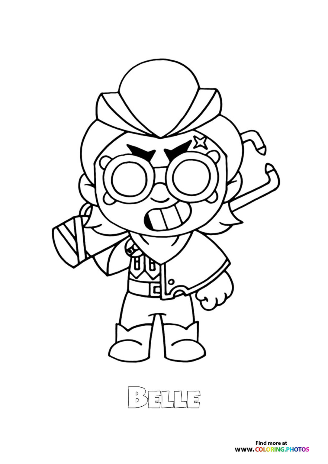 Brawl Stars - Coloring Pages for kids | 100% free print or download
