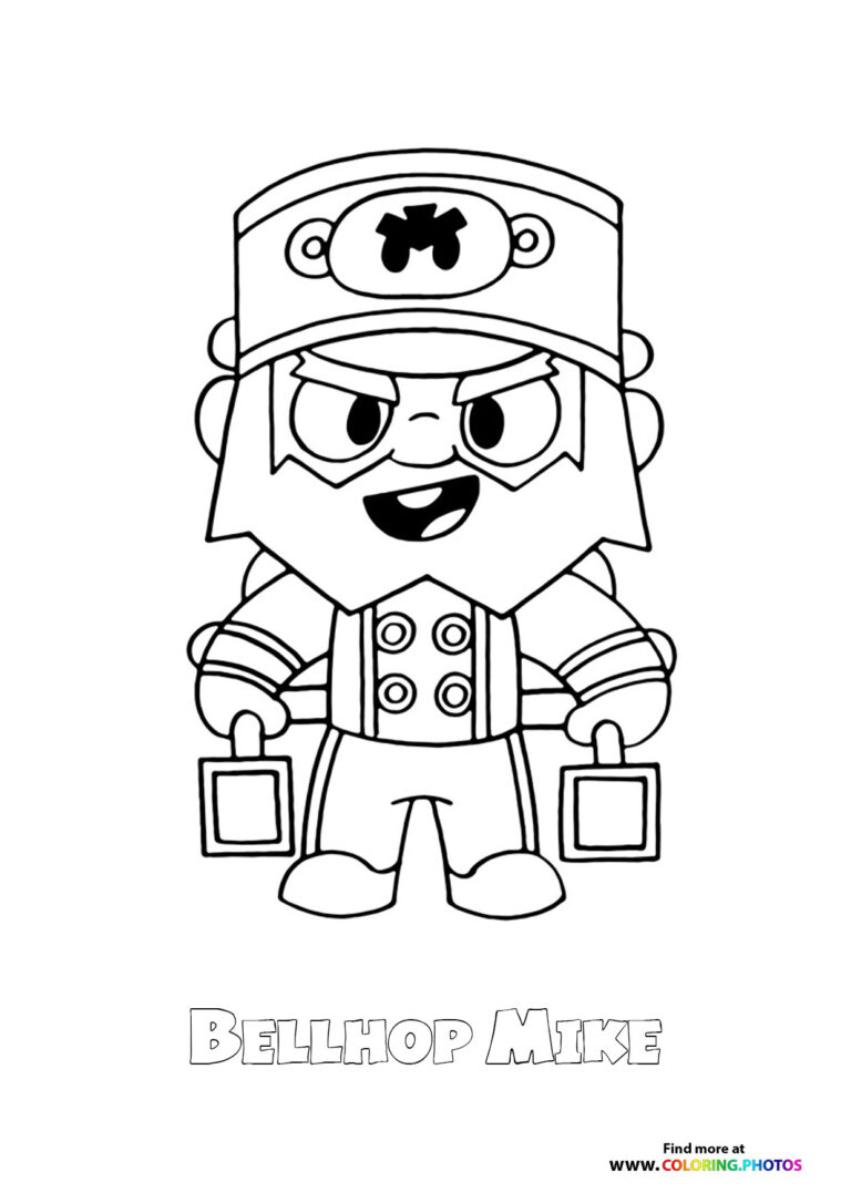 Brawl Stars - Coloring Pages for kids | 100% free print or download