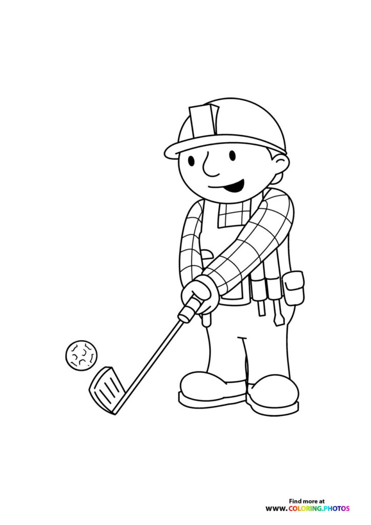Golf - Coloring Pages for kids | 100% free print or download