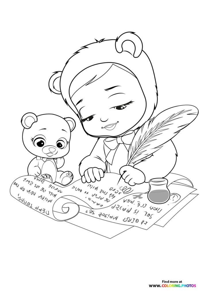 Cry Babies - Coloring Pages for kids | Free and easy print or download