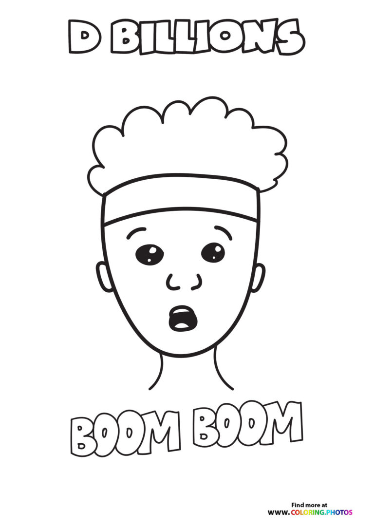 Lyalya from D Billions - Coloring Pages for kids