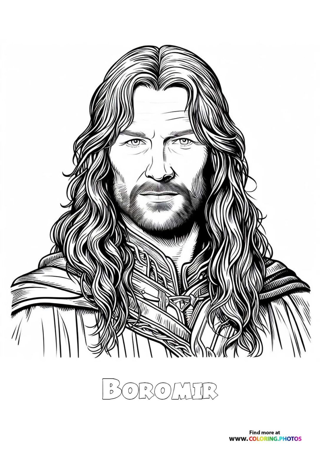 Lord of the Rings - Coloring Pages for kids | Free print or download