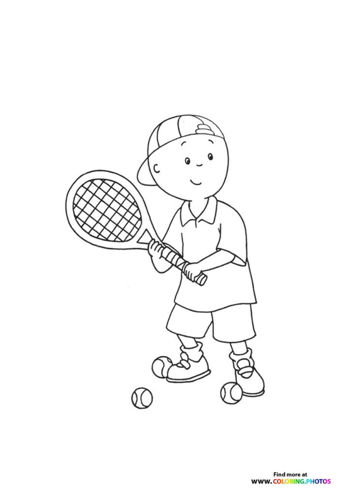 Tennis - Coloring Pages for kids | 100% free print or download