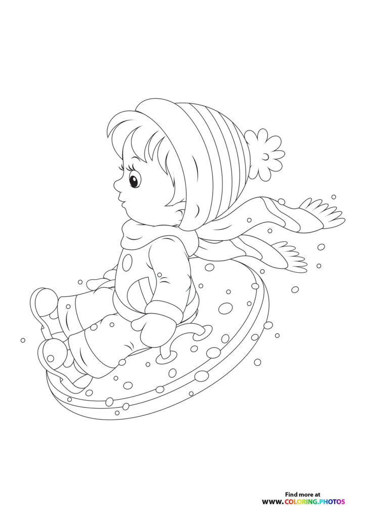 Winter - Coloring Pages for kids | Free and easy print or download