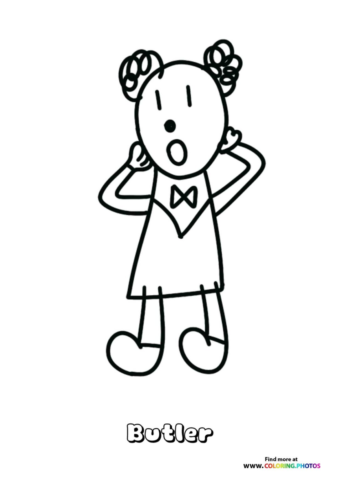 Dog Man - Coloring Pages for kids