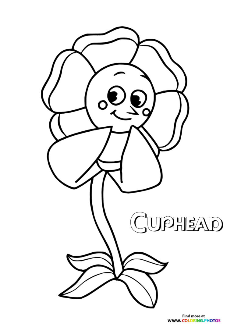 The Cuphead Show - Coloring Pages for kids | 100% free print or download