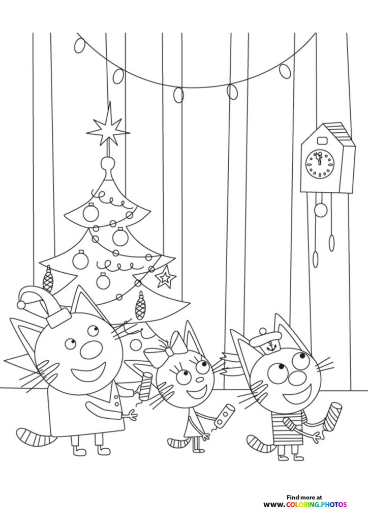 Candy Pudding and Cookie - Coloring Pages for kids