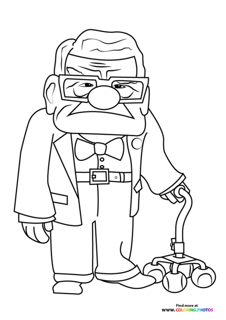 Russell from Dug Days - Coloring Pages for kids