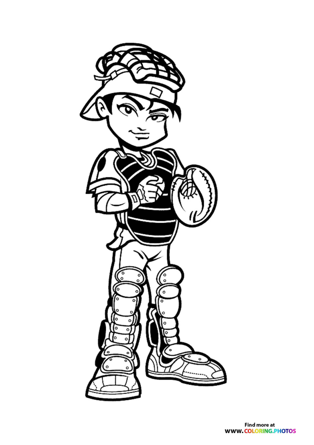Baseball - Coloring Pages for kids | 100% free print or download
