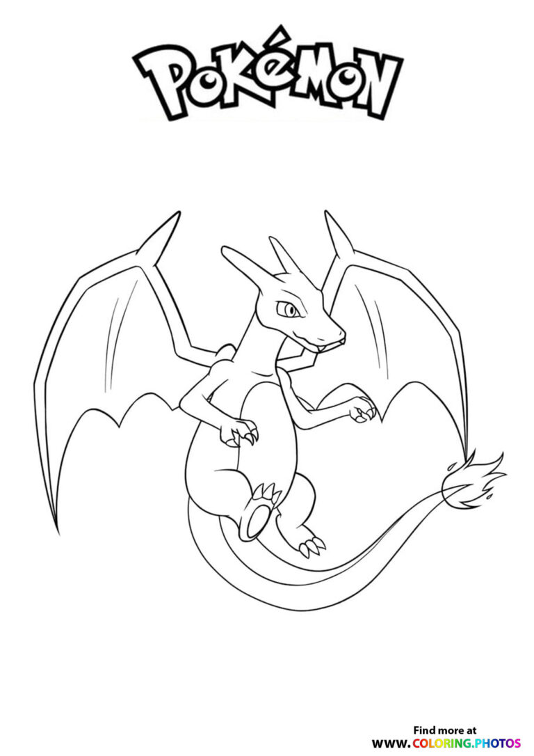 Charizard - Pokemon - Coloring Pages for kids