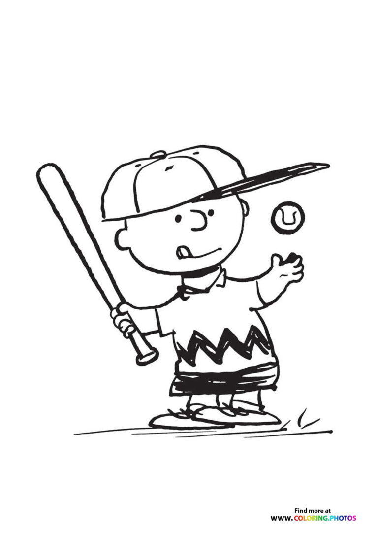 Baseball - Coloring Pages for kids | 100% free print or download