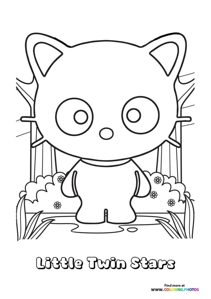 Chococat from Sanrio - Coloring Pages for kids