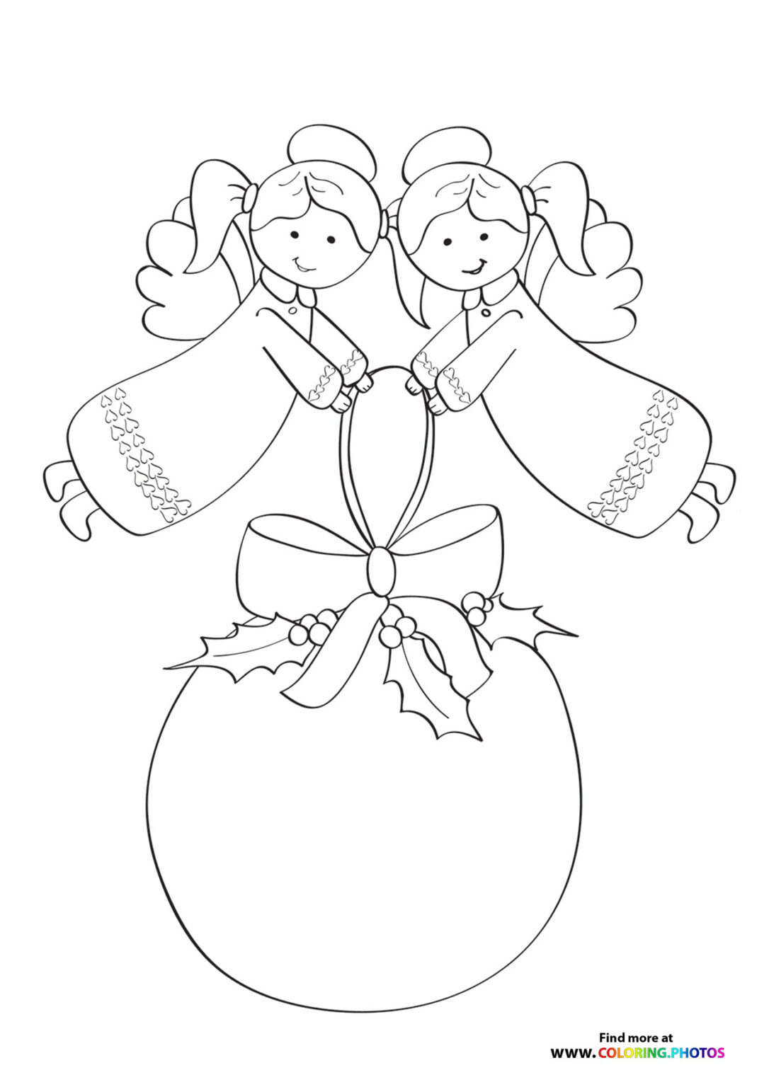 Angels - Coloring Pages for kids | Free print or download printables