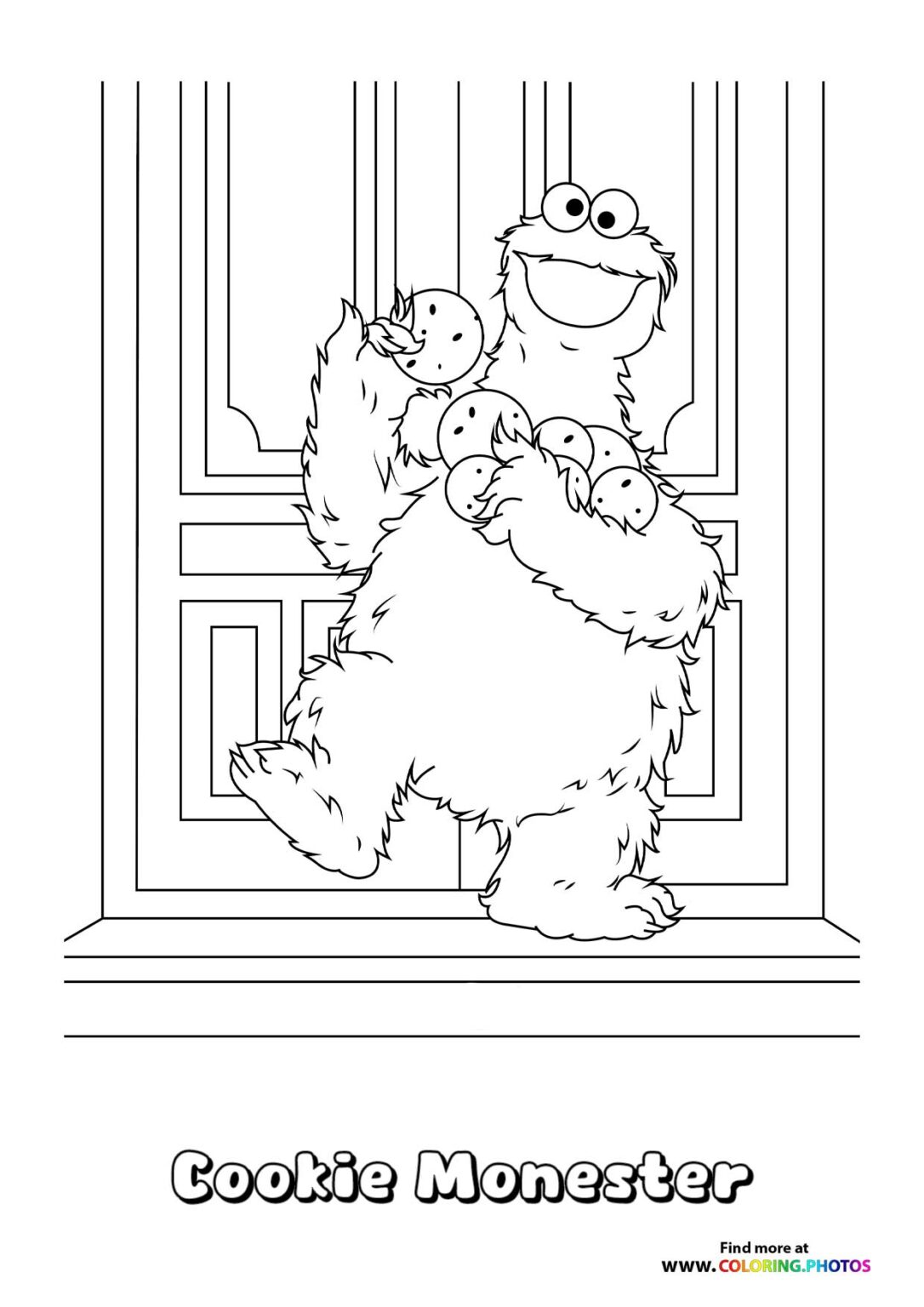 Sesame Street - Coloring Pages for kids
